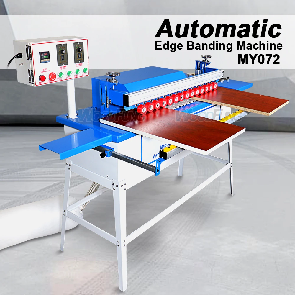 High Speed Automatic Mini Wood Based Panels Machinery Small Edge ...