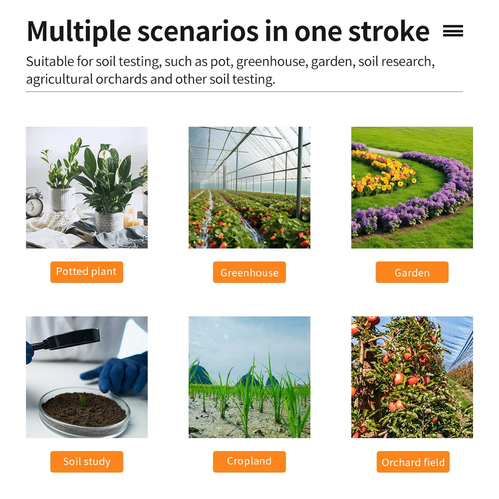 Soil ORP Value Detection Meter - High Precision Sensor
