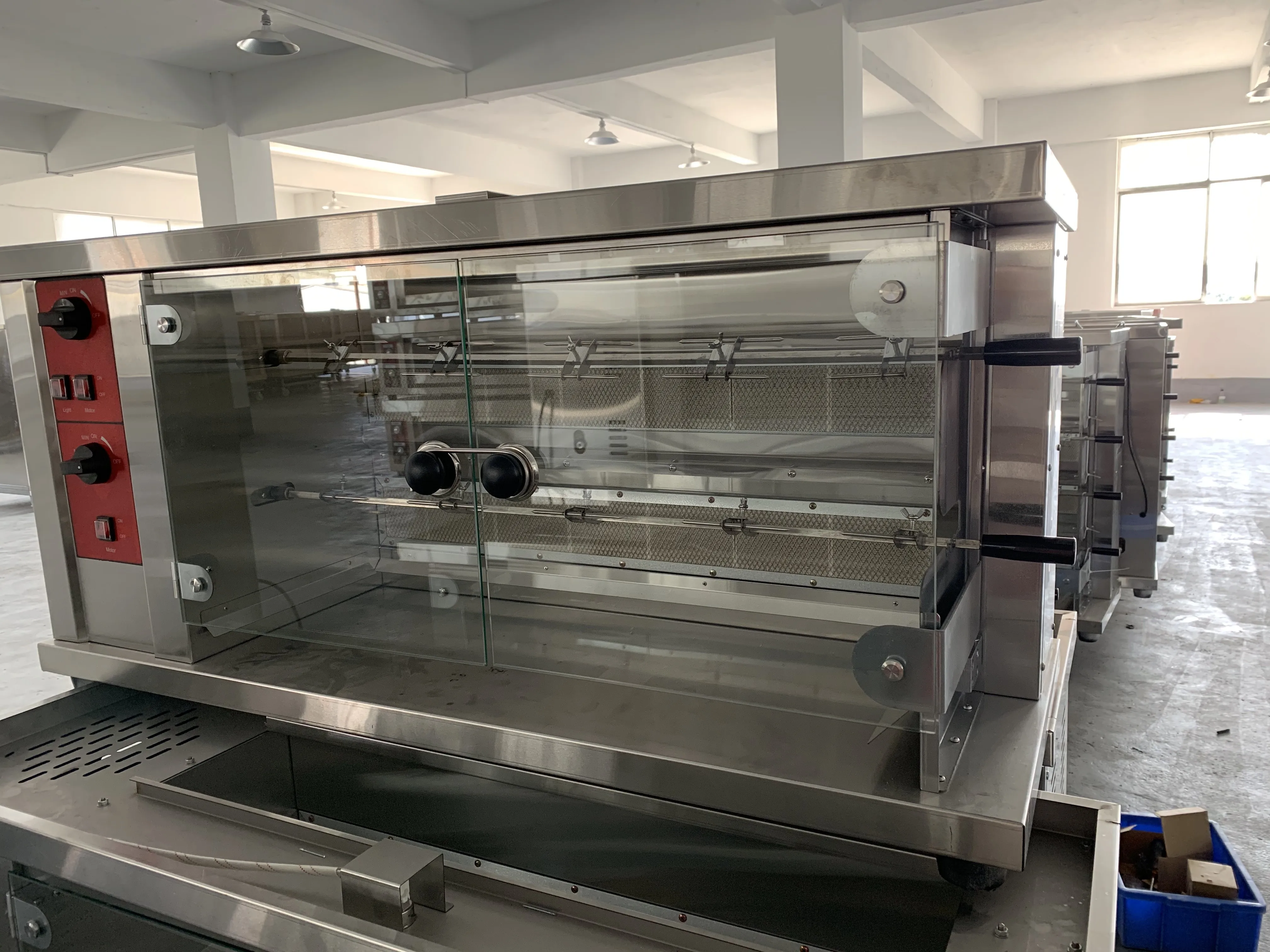 3 6 9 Rods Commercial Rotisserie Grill Chicken Gas Rotisserie Machine ...