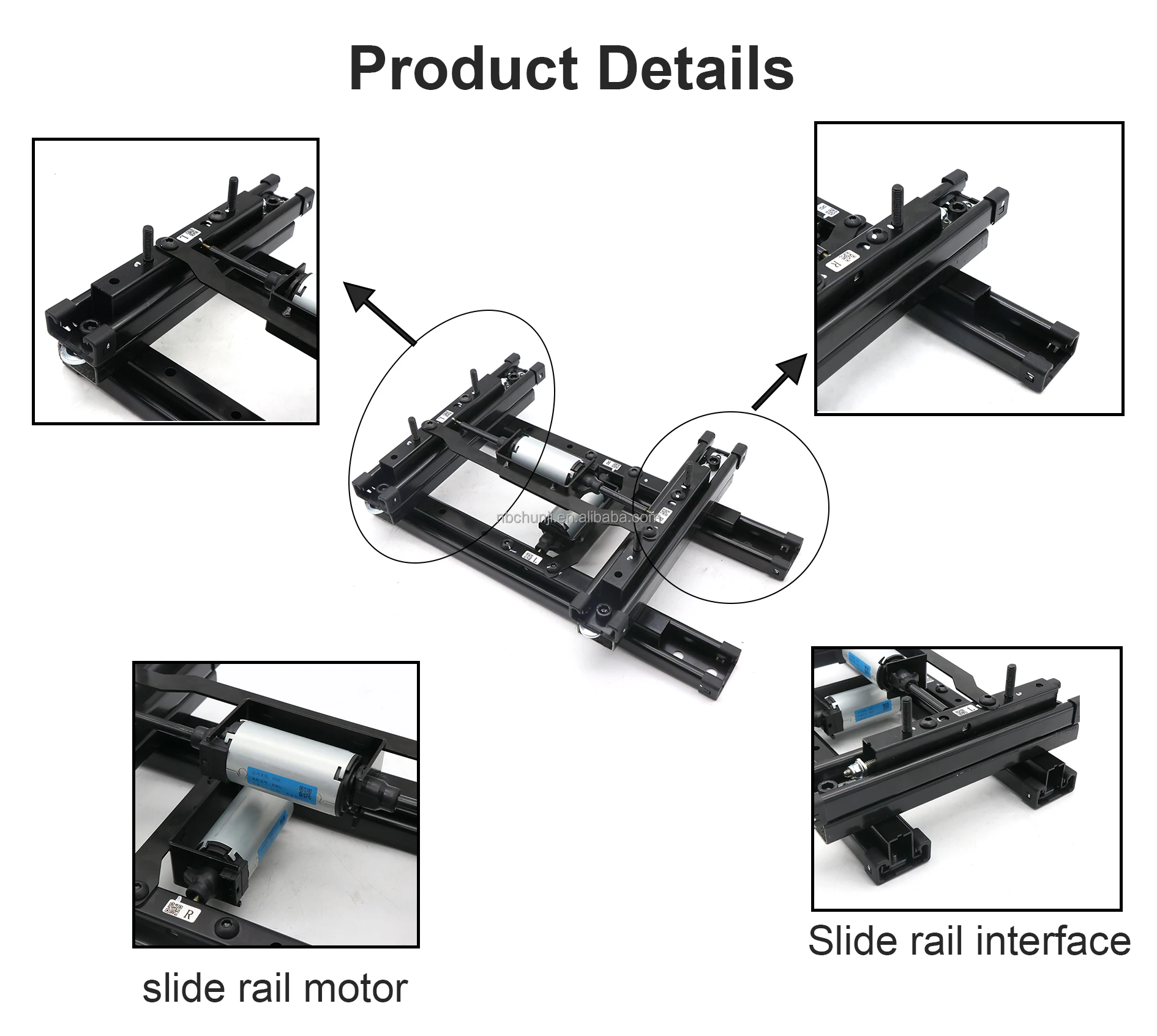 Car Seat Electric Seat-Slider Tracks - Adjustable & Durable
