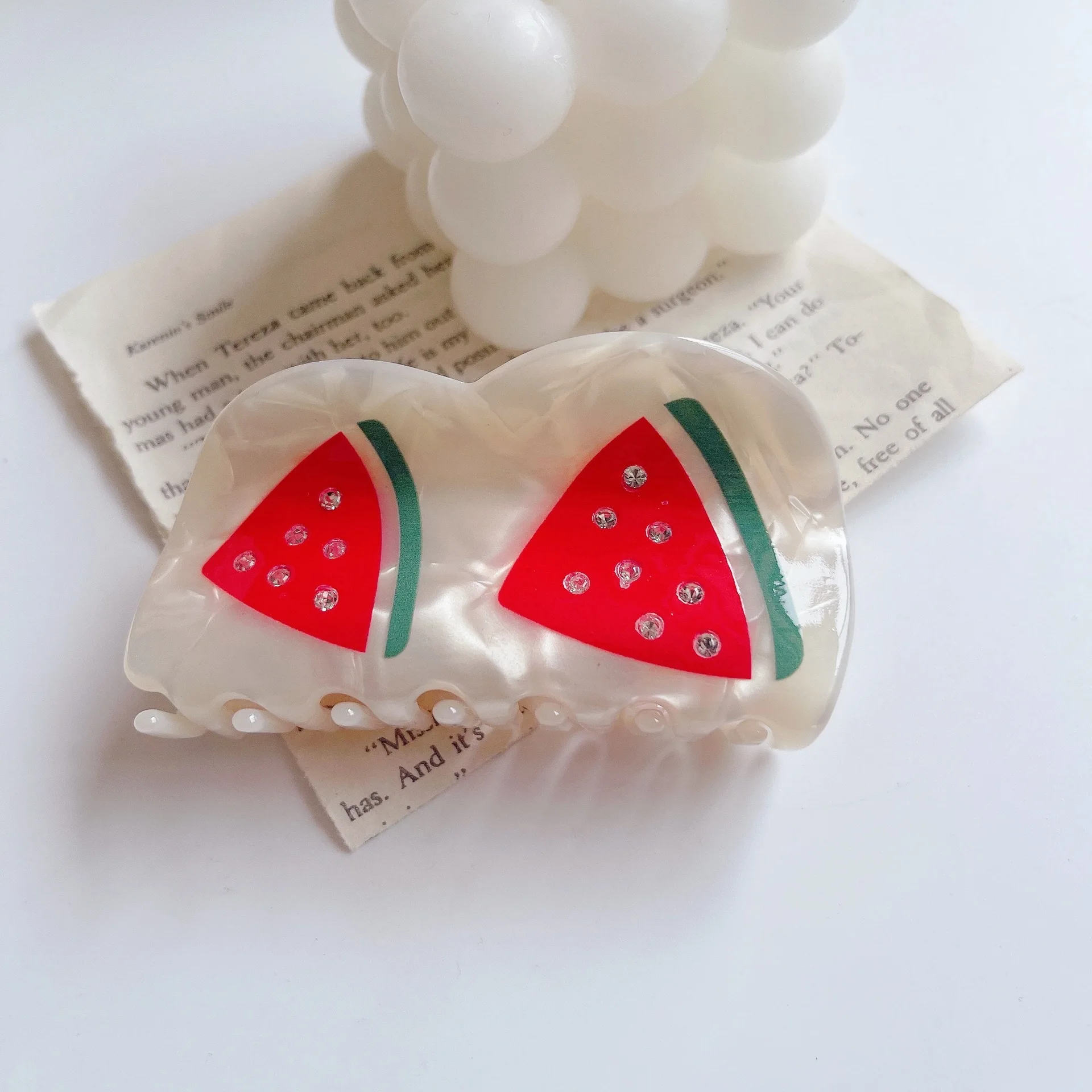 Yi Yhj Women's Hair Accessories Cherry Watermelon Pineapple Strawberry ...