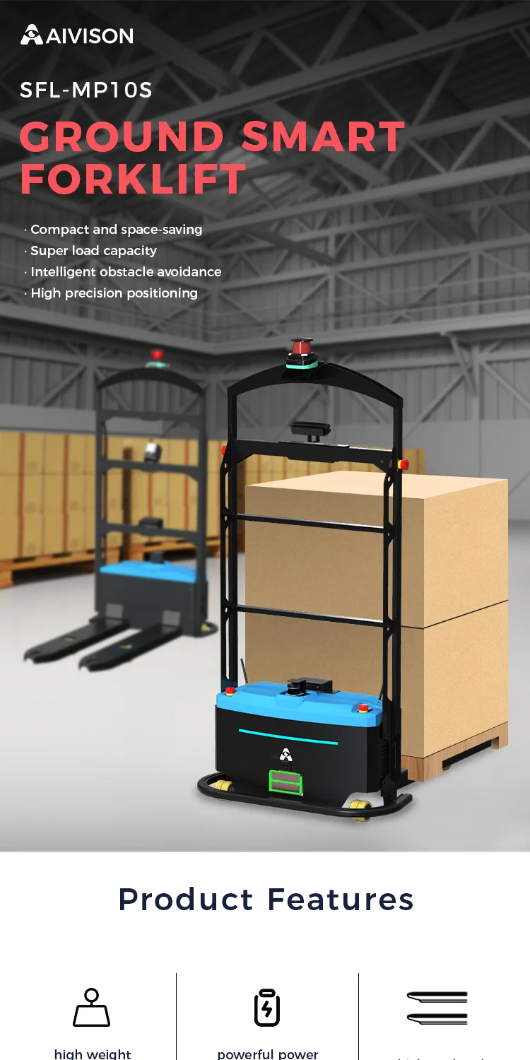 Agv Smart Fully Automatic Electric Sorting Forklifts Agv Forklift - Buy ...
