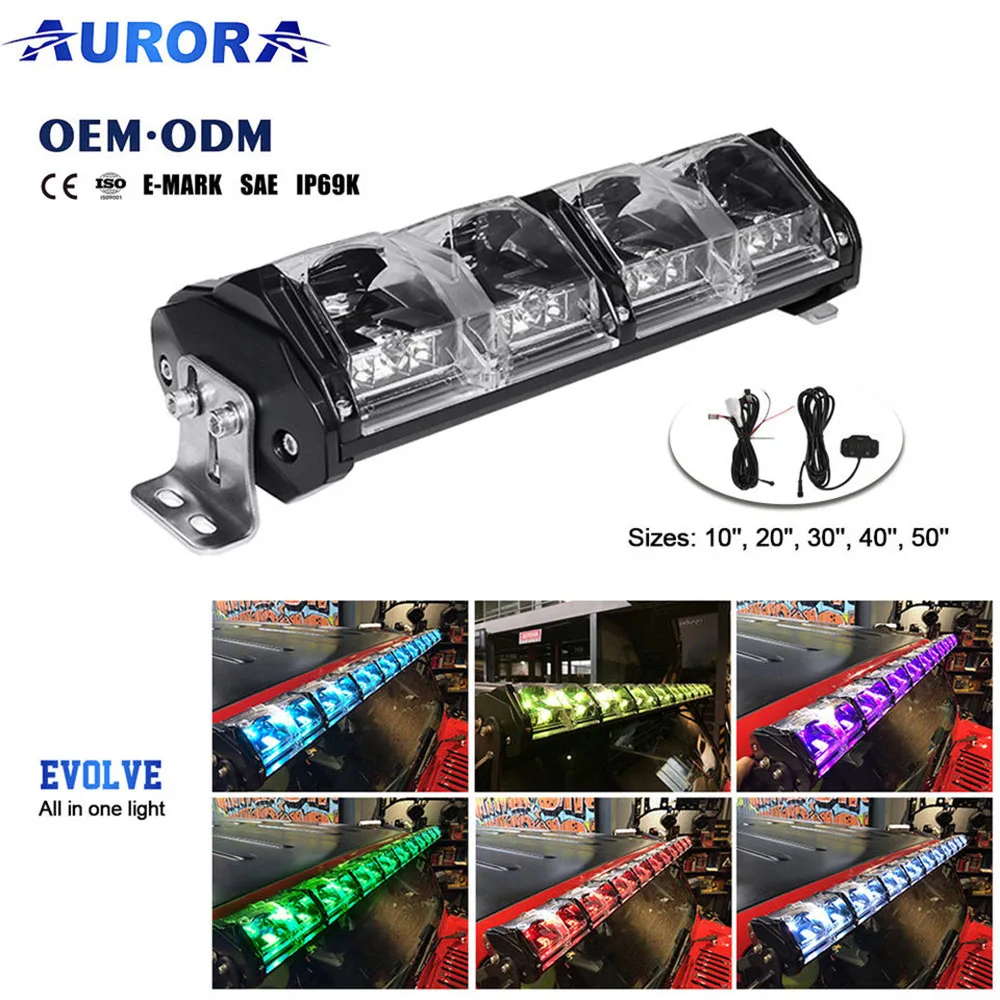Aurora All In One Evolve Rgb Led Bar 4x4 Offroad Led Light Truck Led ...
