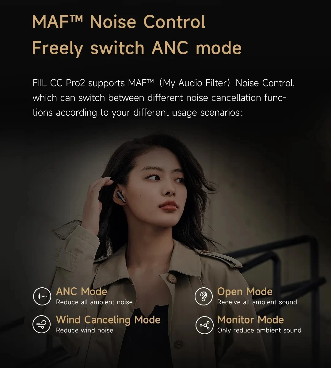FIIL CC Pro 2 Earbuds - Premium Audio for Gaming & Travel