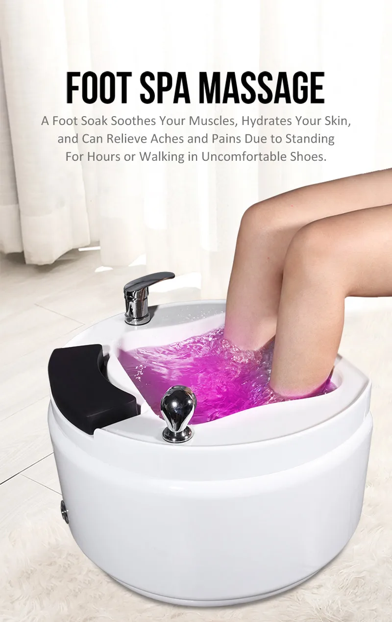 Hot Sell YOYO PLUS Bubbling and Lighting Movable Pedicure Foot Wash ...