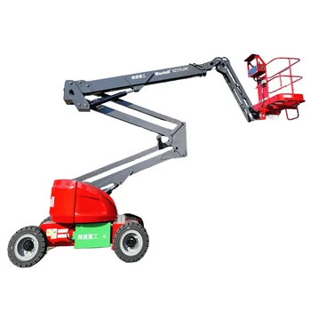 17m Articulated Boom Lift Curved Arm Mobile Elevating Self Propelled ...