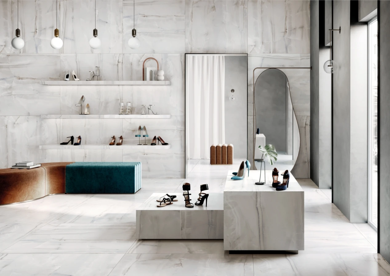 60x120 Italian Porcelain Tile Marble Texture White Color - Professional ...