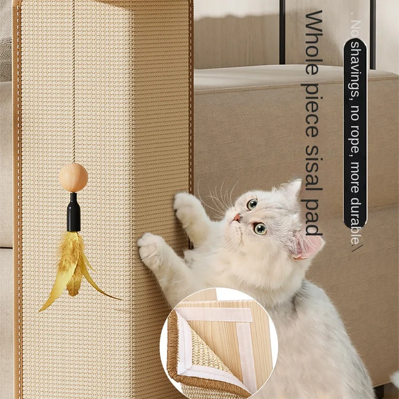 Vertical Corner Cat Scratch Board Wear-Resistant Non-Chip Sisal Mat ...