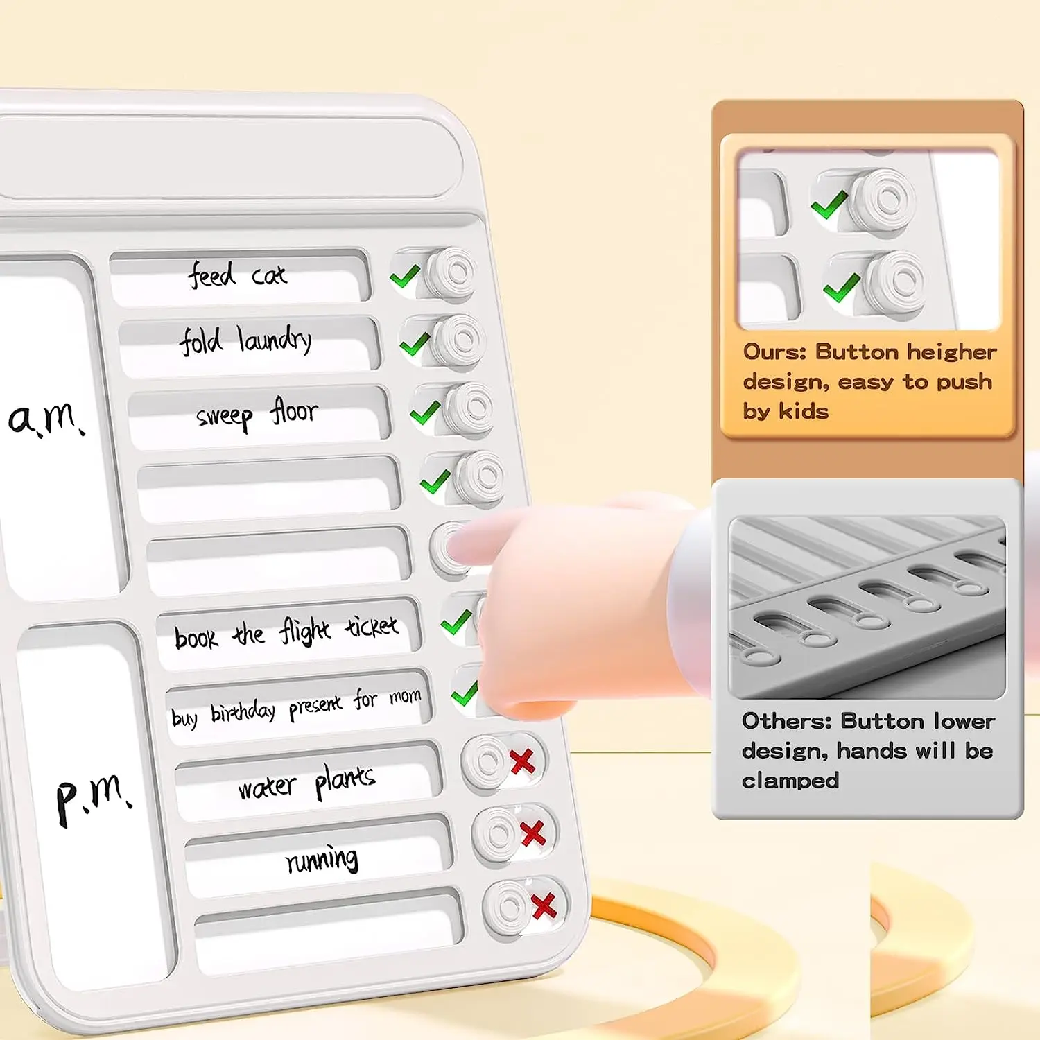 Chore Chart for Adults - Daily Chores Checklist Task Board