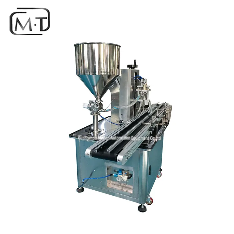 Automatic Pneumatic Piston Pump Dispenser 1 Nozzle Cosmetics Conveyor ...