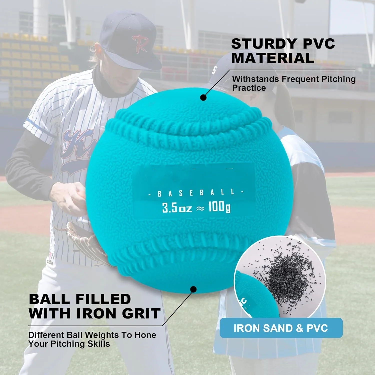 Baseball or Softball Weighted Training Balls, Hitting & Pitching ...