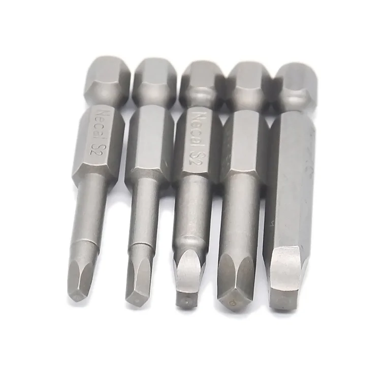 50 MM Square S2 Material Screwdriver Bits - Durable & Versatile