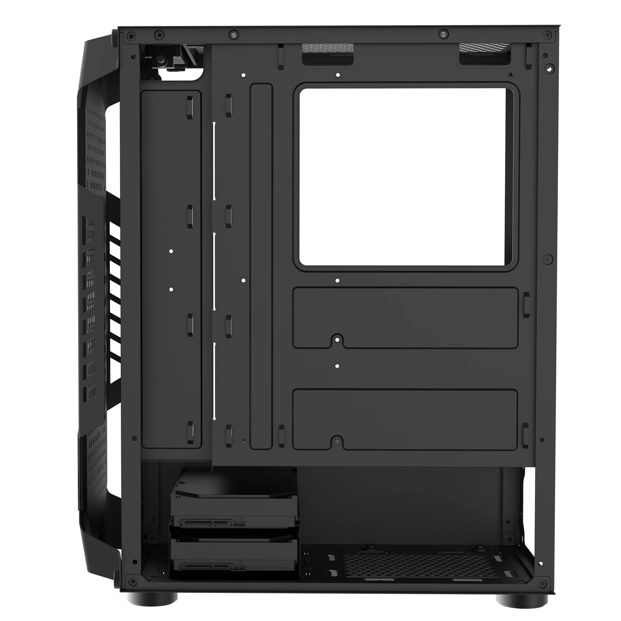 Alseye Atx Desktop Computer Gaming Pc Case Mid Tower With Usb 3.0 ...