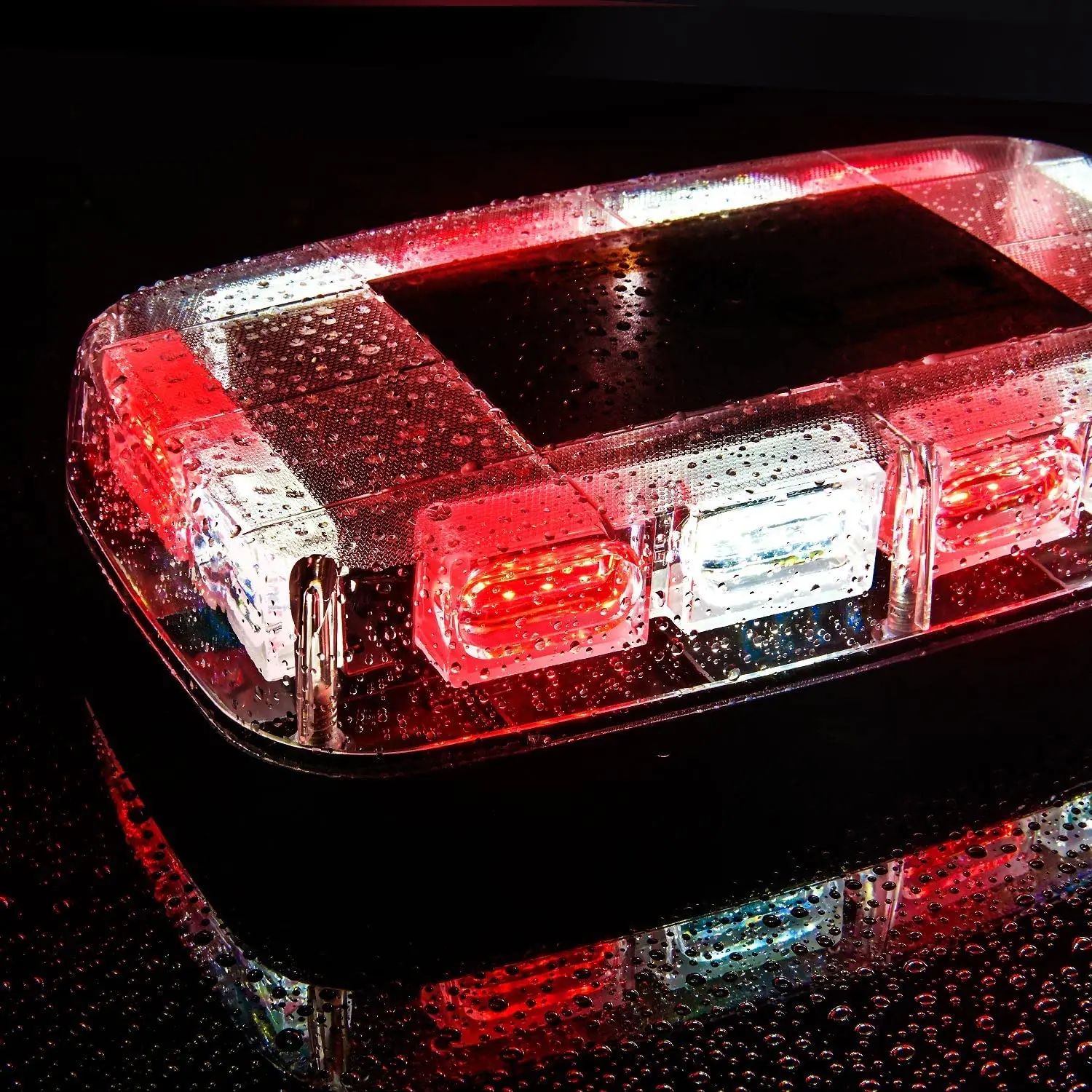 Magnetic Mount 12 Inch Mini Red And Blue Led Strobe Light Bar Truck ...