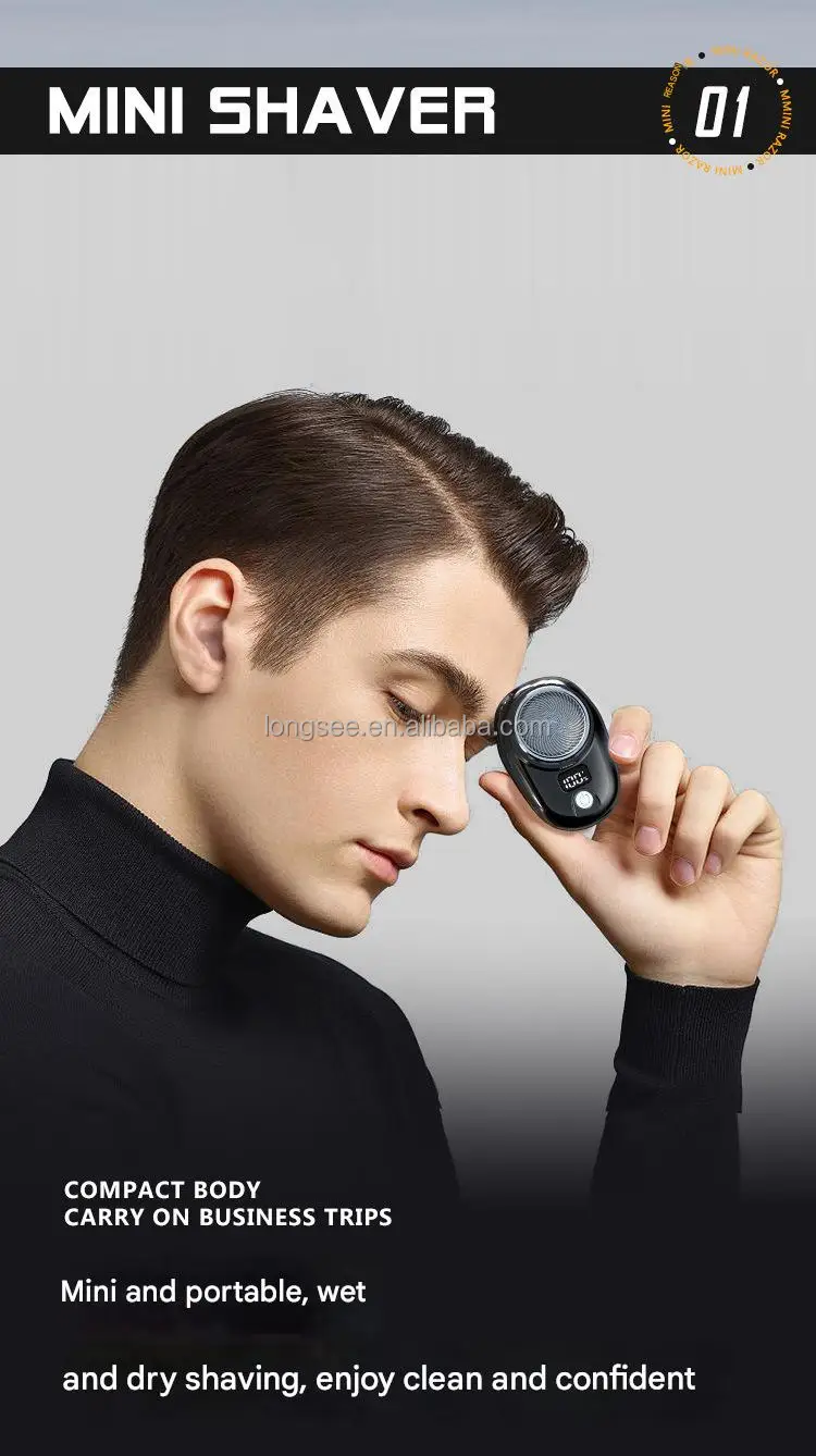 Hot Selling Men's Portable Electric Razor - Mini Single Blade Shaver