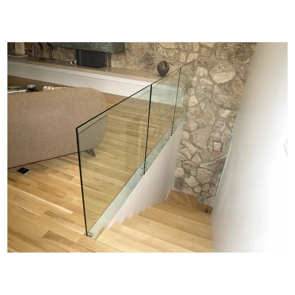 Precast Plastic Baluster Railing Tempered Glass Stair Railing - Buy ...