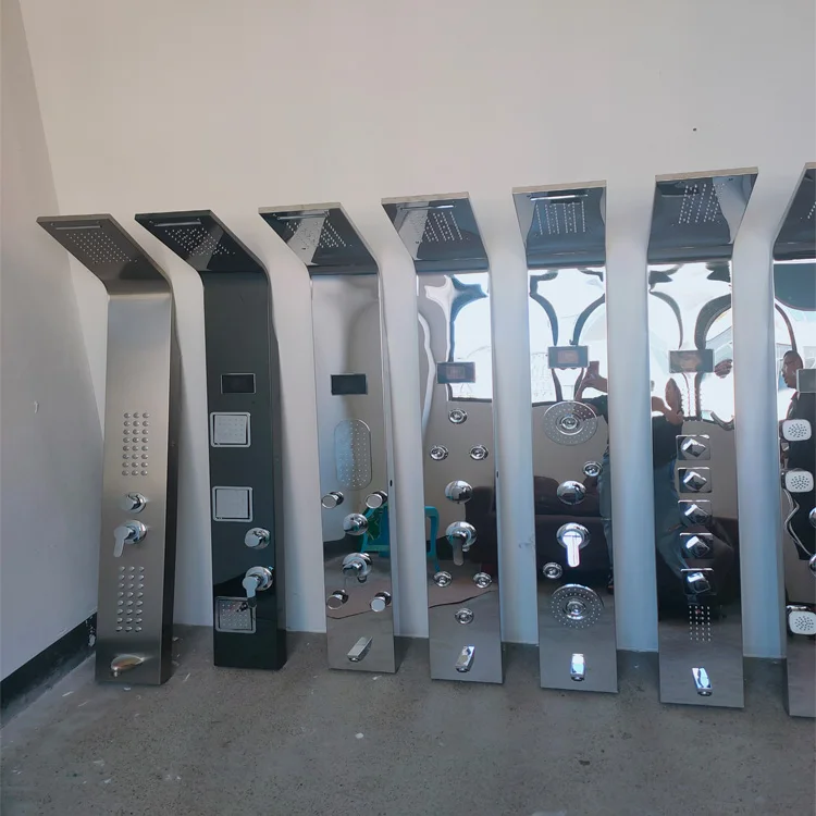 Hot Sell Bathroom Wall Mounted Stainless Steel Shower Panels