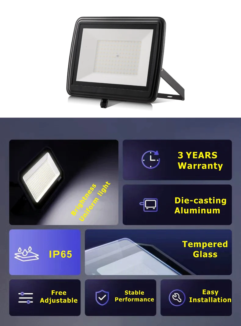 10w 20w 30w 50w 100w 200w 300w Waterproof Floodlight Outdoor Led Flood Lights - Buy Flood Lights ...
