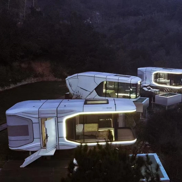 2 Story Modular Affordable Housing Capsula Hotel Mobilehome Eco Capsule ...