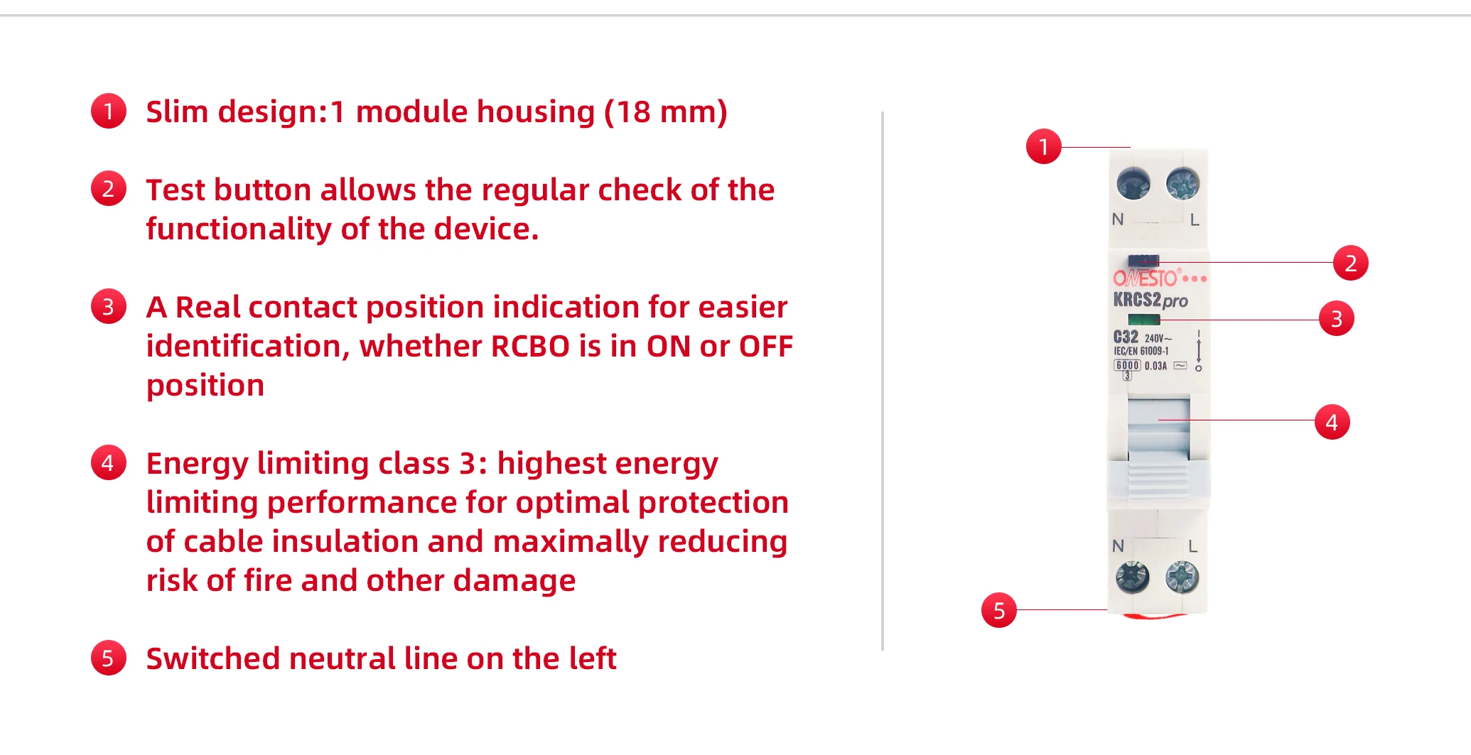 Wholesale Rcbo Circuit Breaker Ac Type Rcbo 1p+n Residual Current ...