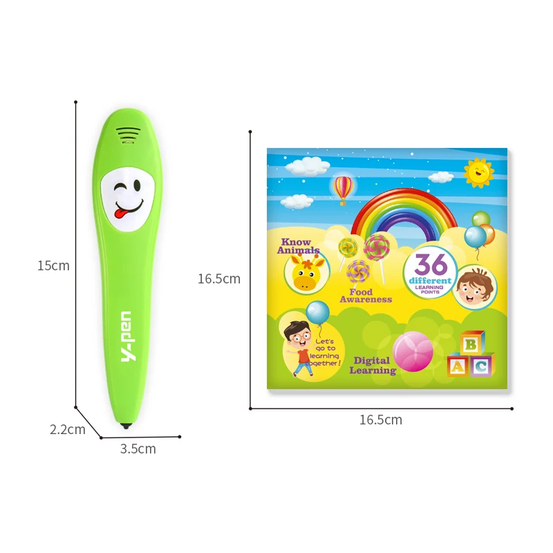 Bs English Early Eoucational Learning Pen With 1 Pcs Content-rich ...
