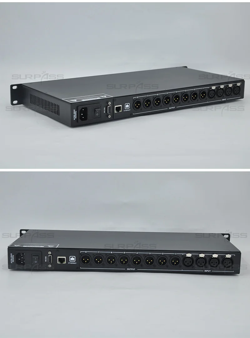 Professional Audio System Digital Audio Matrix Processor 4 In 8 Out With Fir Dynamic Eq - Buy ...
