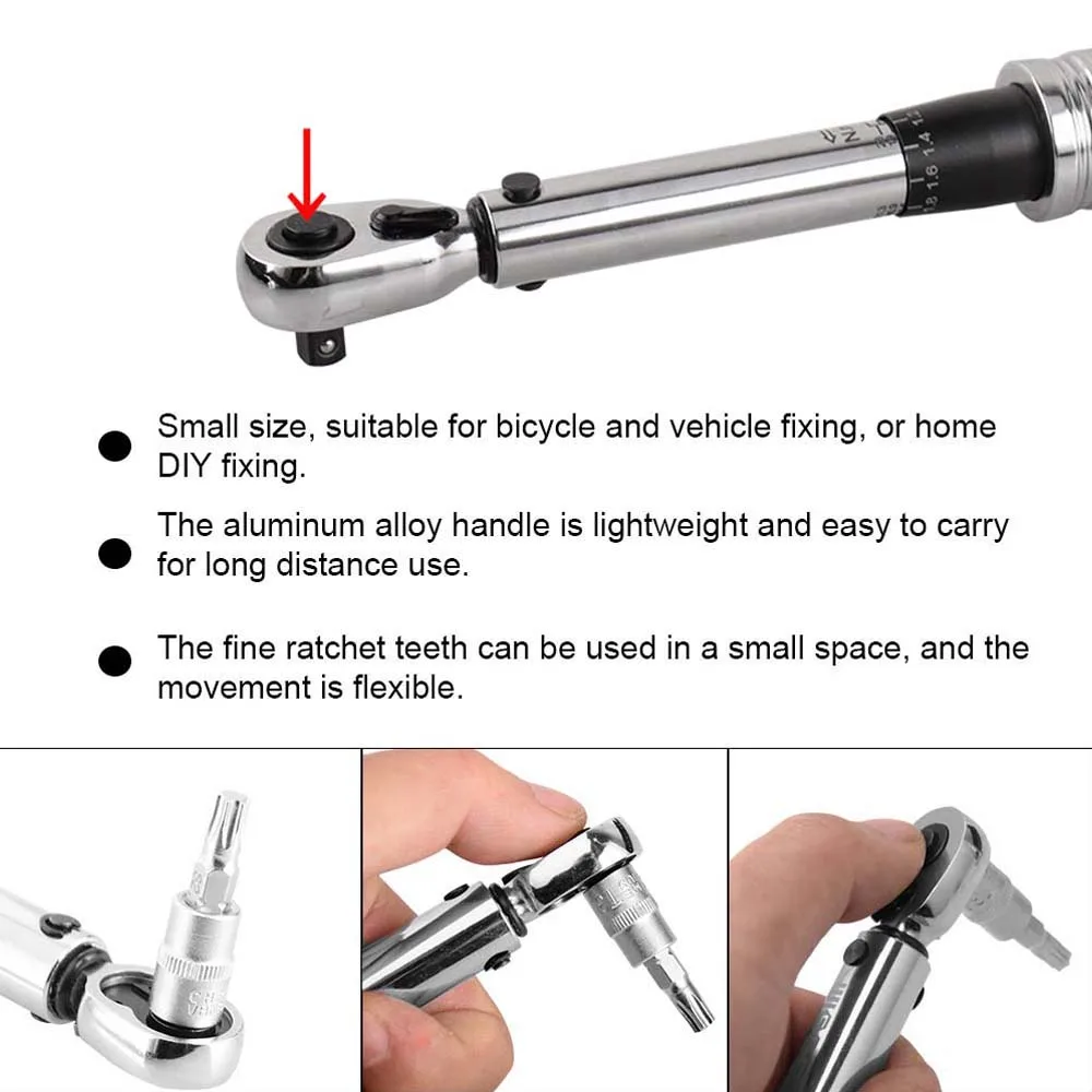 Mini Adjustable Bike Torque Wrench Set for Bicycle Fixing