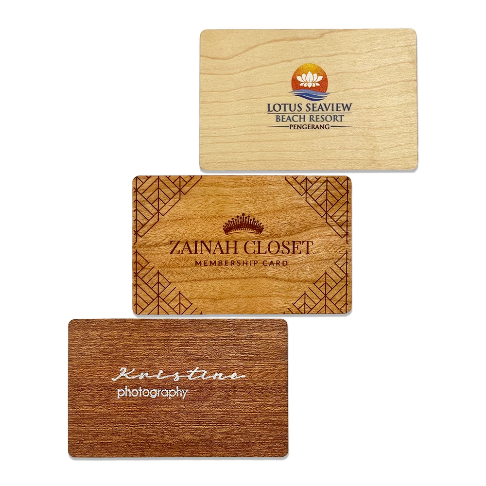 Smart Card NFC Wooden Card ISO 14443 a NFC F08 13.56mhz