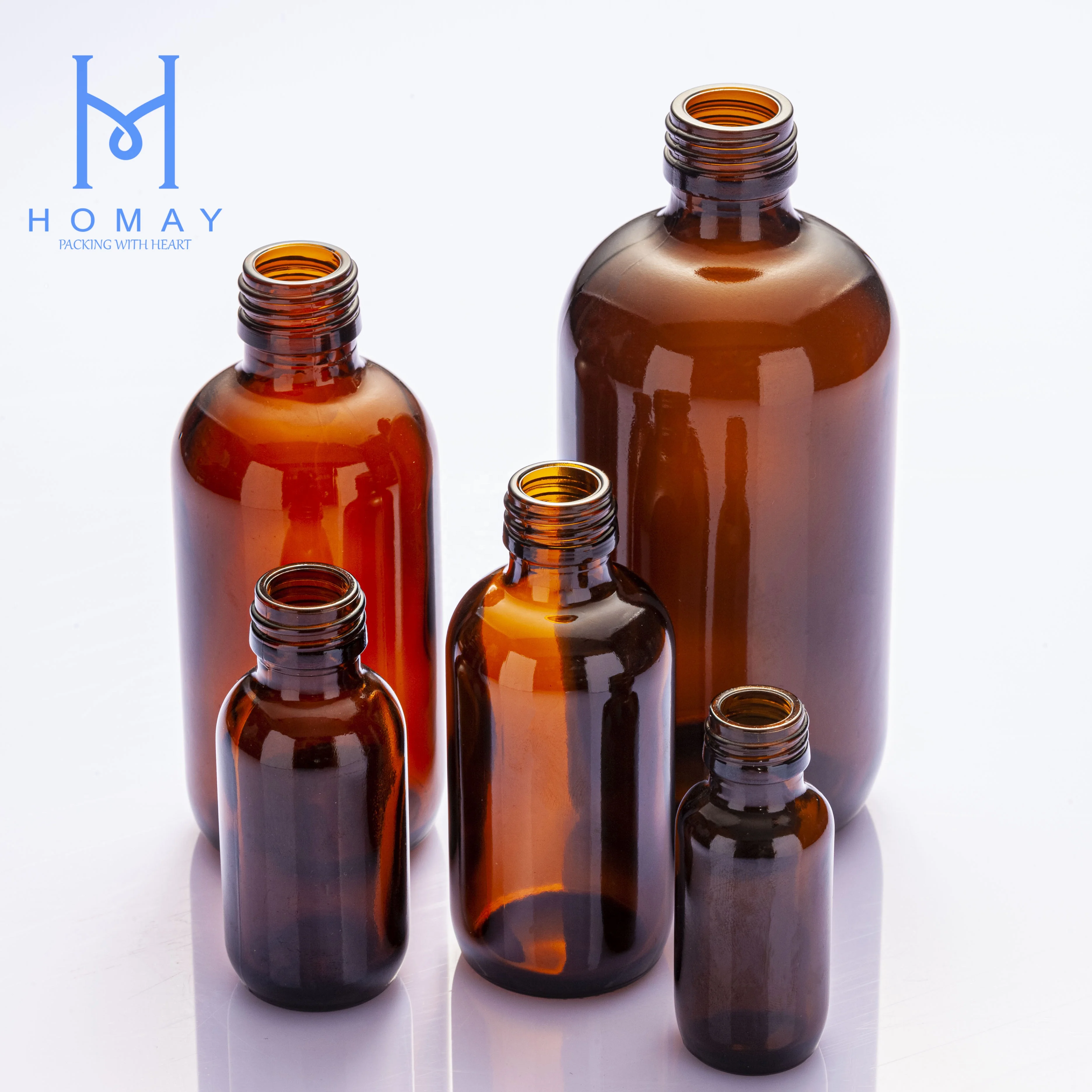 Homay Packaging - Amber Glass Bottles for Pharmaceuticals