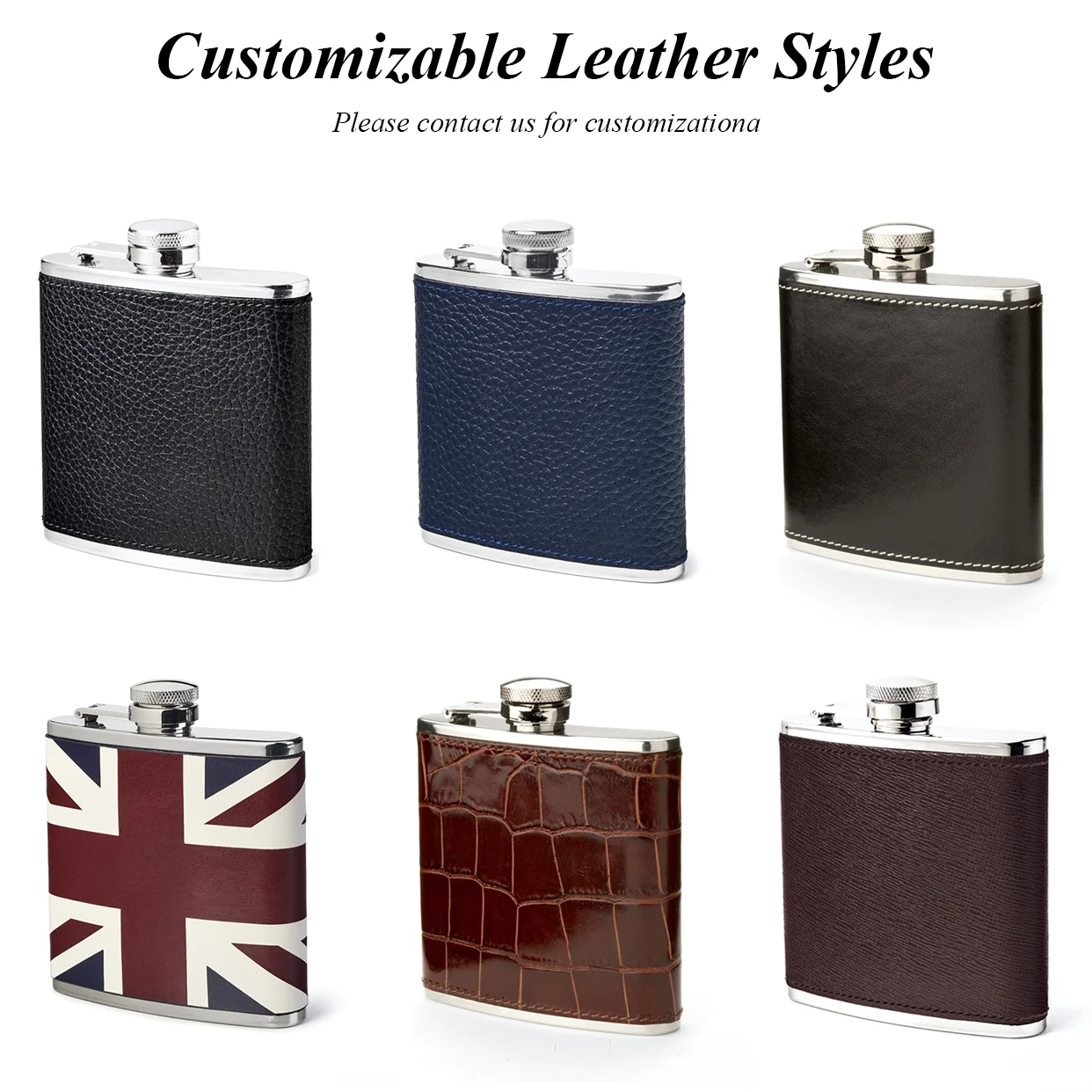 Wholesale Custom Hip Flask Different Capacity Male Alcohol Whisky Wine ...