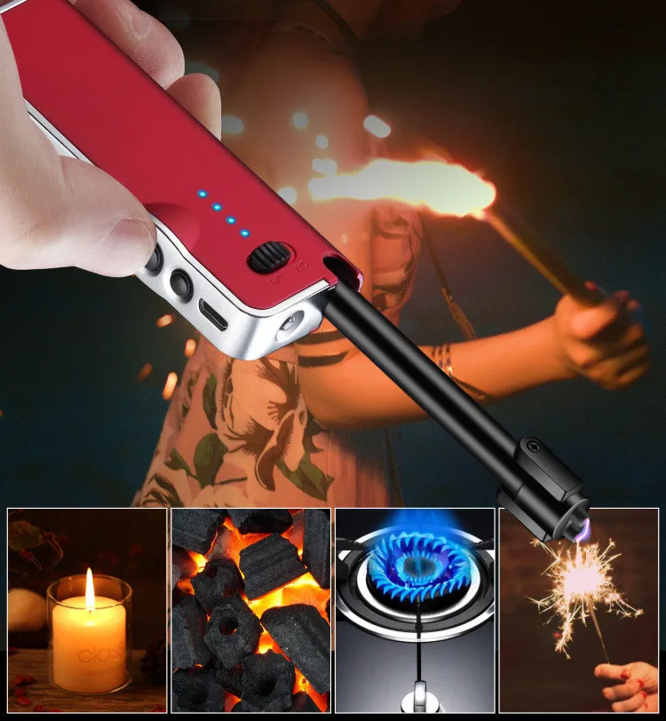 Extend-retract Electric USB Lighter,Windproof Outdoor or Kitchen ...