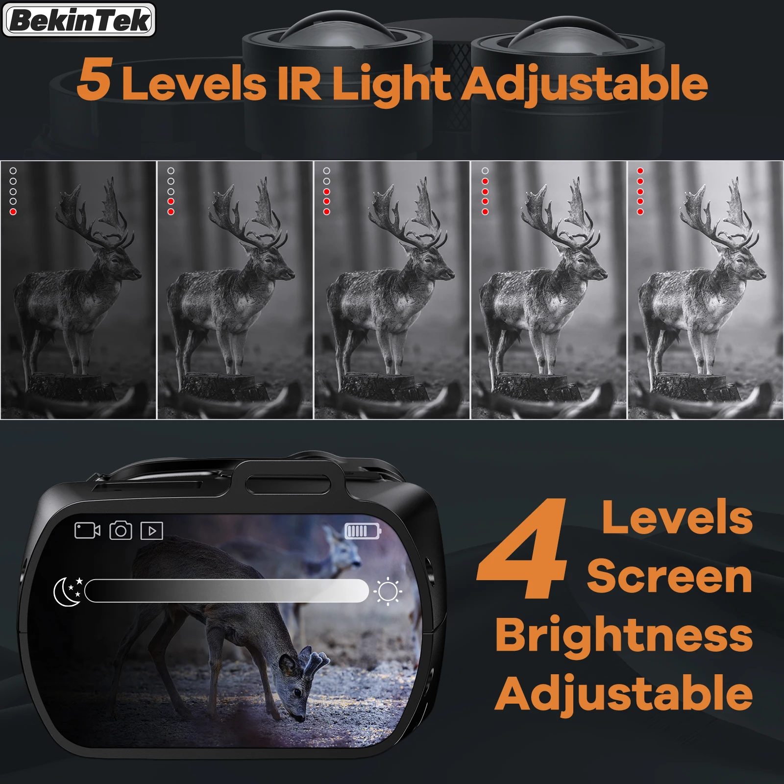 Wifi Full Dark Goggles Rechargeable Binoculars Ir Telescope Optics ...