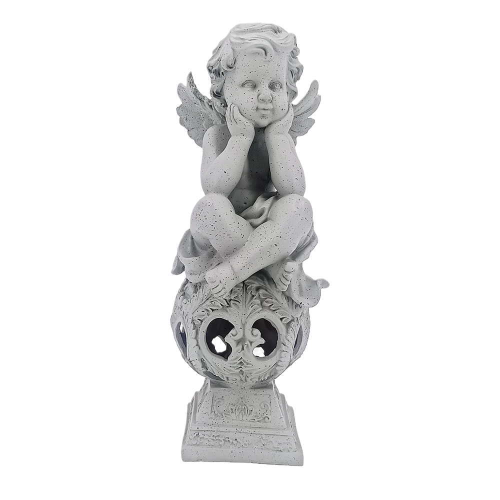 Alibaba.com: LED Solar Illuminated Resin Sculptures, Cupid's Tomb ...