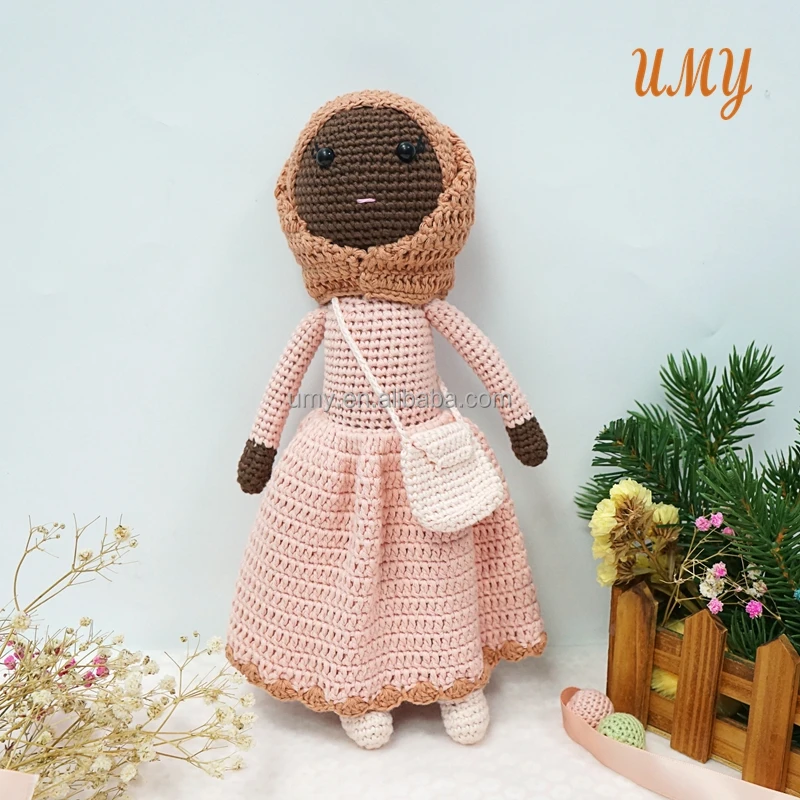 Baby Knitted Islamic Crochet Tricot Dolls Hijab Muslim
