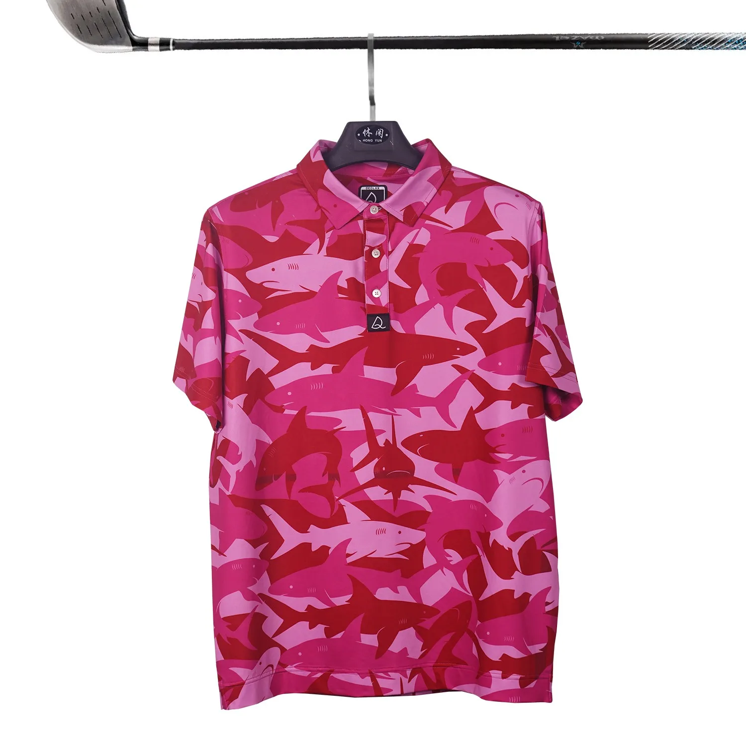 Golf Print Custom T-Shirts - Men's Polo Shirts with Logo