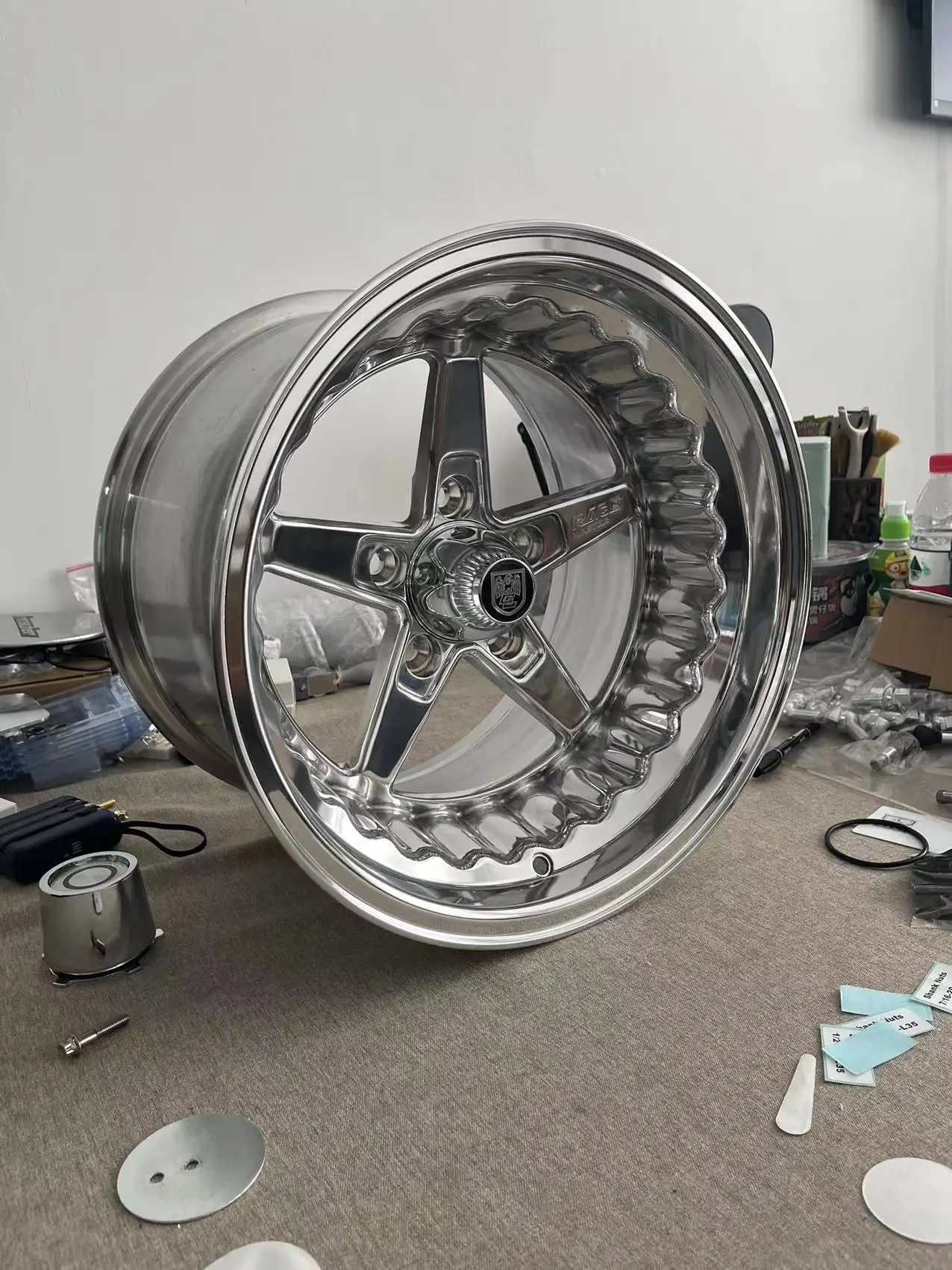 Drag Wheel 15X8 5X120.65 ET-6 - Race Master Autodrag Convo