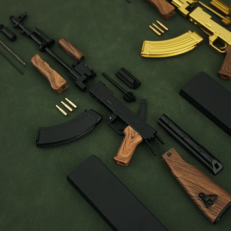 AKM Model Realistic AK47 Gun Model Metal Toy Guns for Adults