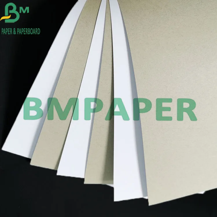 350g 400g Clay White Coated Grey Back Board Duplex Board For Packaging ...