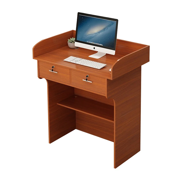 Modern Wooden Rostrum Lectern Podium Stand Pulpit