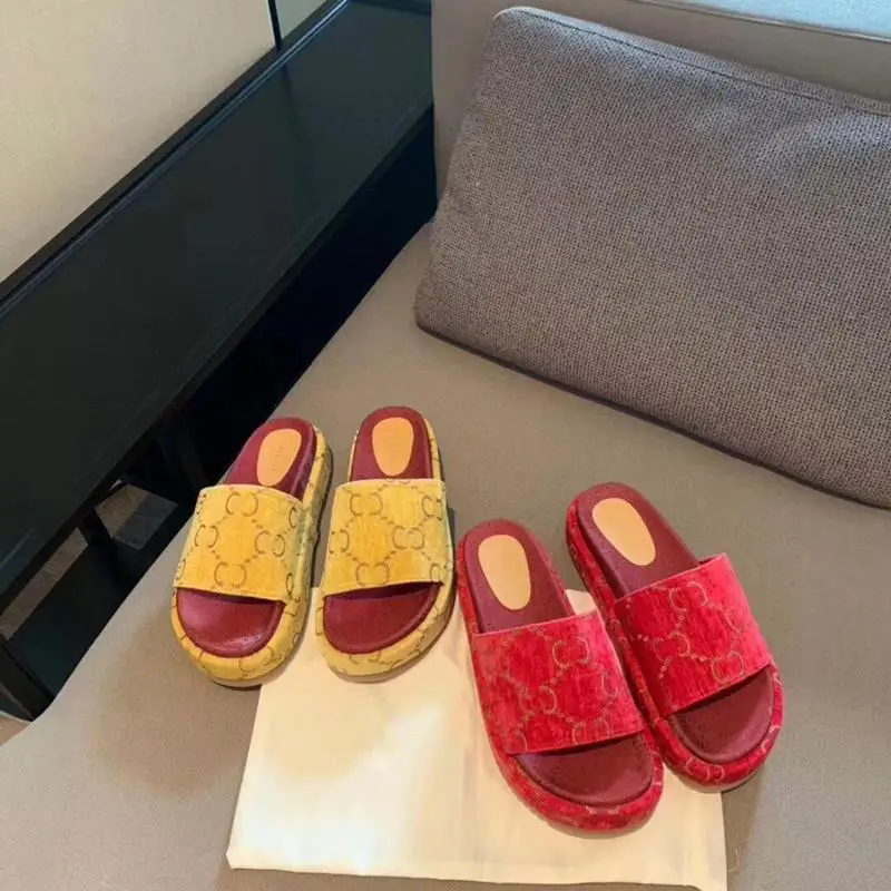 Thick Sole Ladies Slippertop Quality Luxury Female Famous Brand Ladies ...