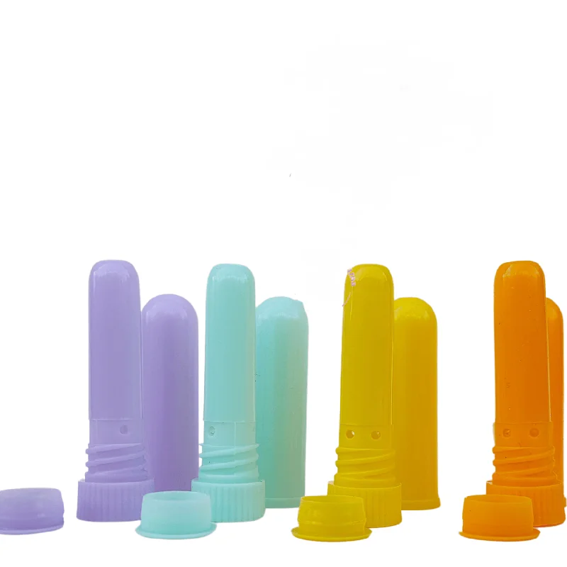 21 Colors Blank Nasal Inhaler Tube Nasal Stick Use Mixed Colors Plastic ...