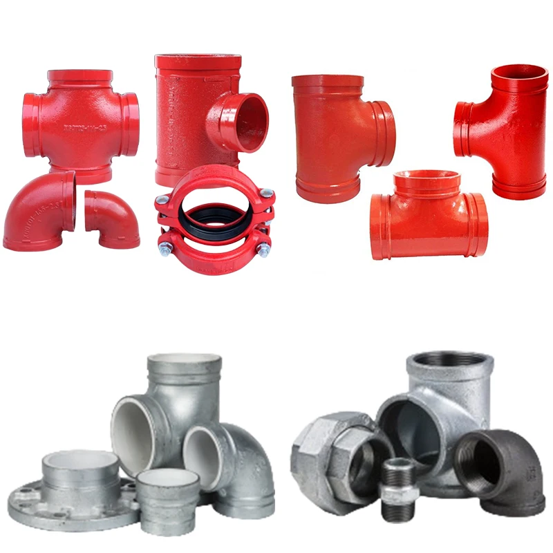 Ductile Cast Iron Grooved Fittings Fire Fighting Equipment Coupling ...