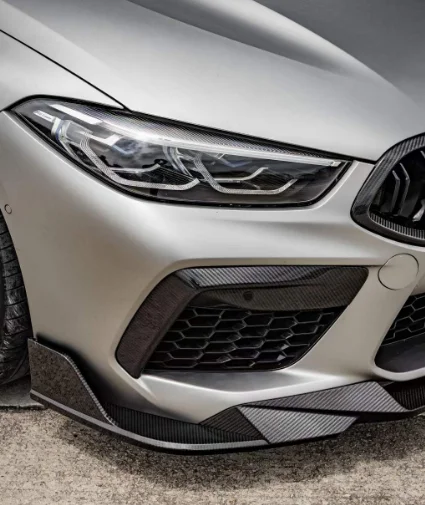 M8 SQ Style Body Kits for M8 F91 F92 F93 2020-IN Dry Carbon Fiber Front ...