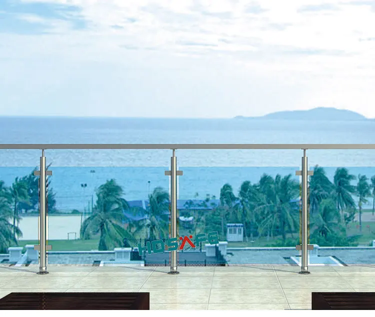 Hdsaf Balcony Railing Glass Stair Handrail Villa Staircase Railing ...