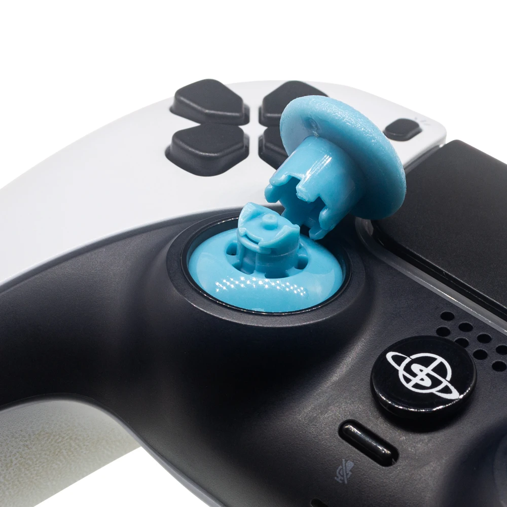 Light Blue Swap Sticks Concave Grips Adjustable Joystick Thumbstick ...