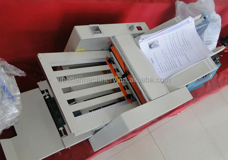 Good Quality Envelope A4 Paper Folder Brochure Folding Machine With ...