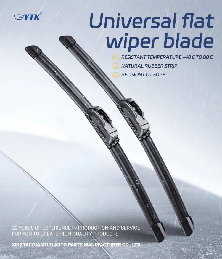 2025 OEM Universal Car Wipers Rubber Front Frameless Wiper Blades Soft ...