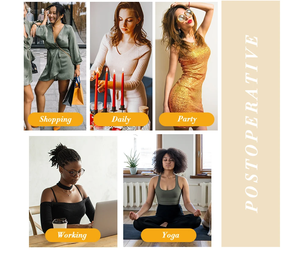 High Compression Post Partum Postpartum Body Shaper Bodysuit Tummy ...