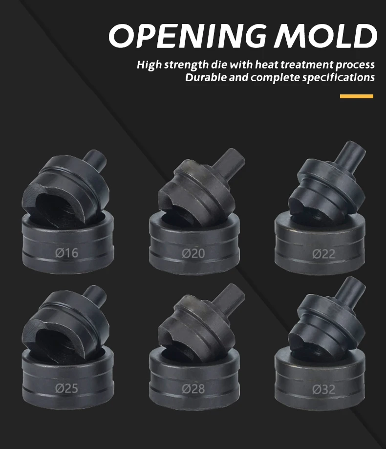 Manual Hydraulic Hole Puncher for Metal Plate Customization