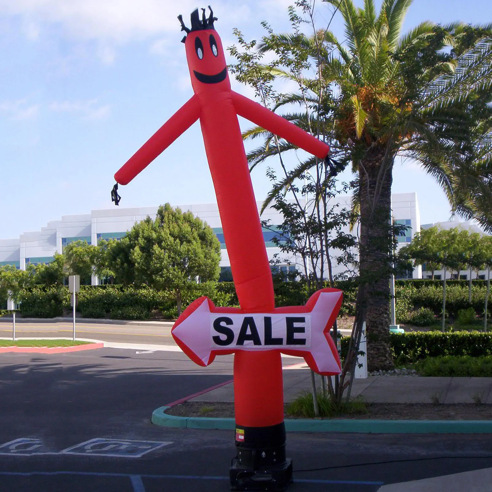 Cartoon Air Dancer Inflatable Advertising Man and Fish with Electric ...